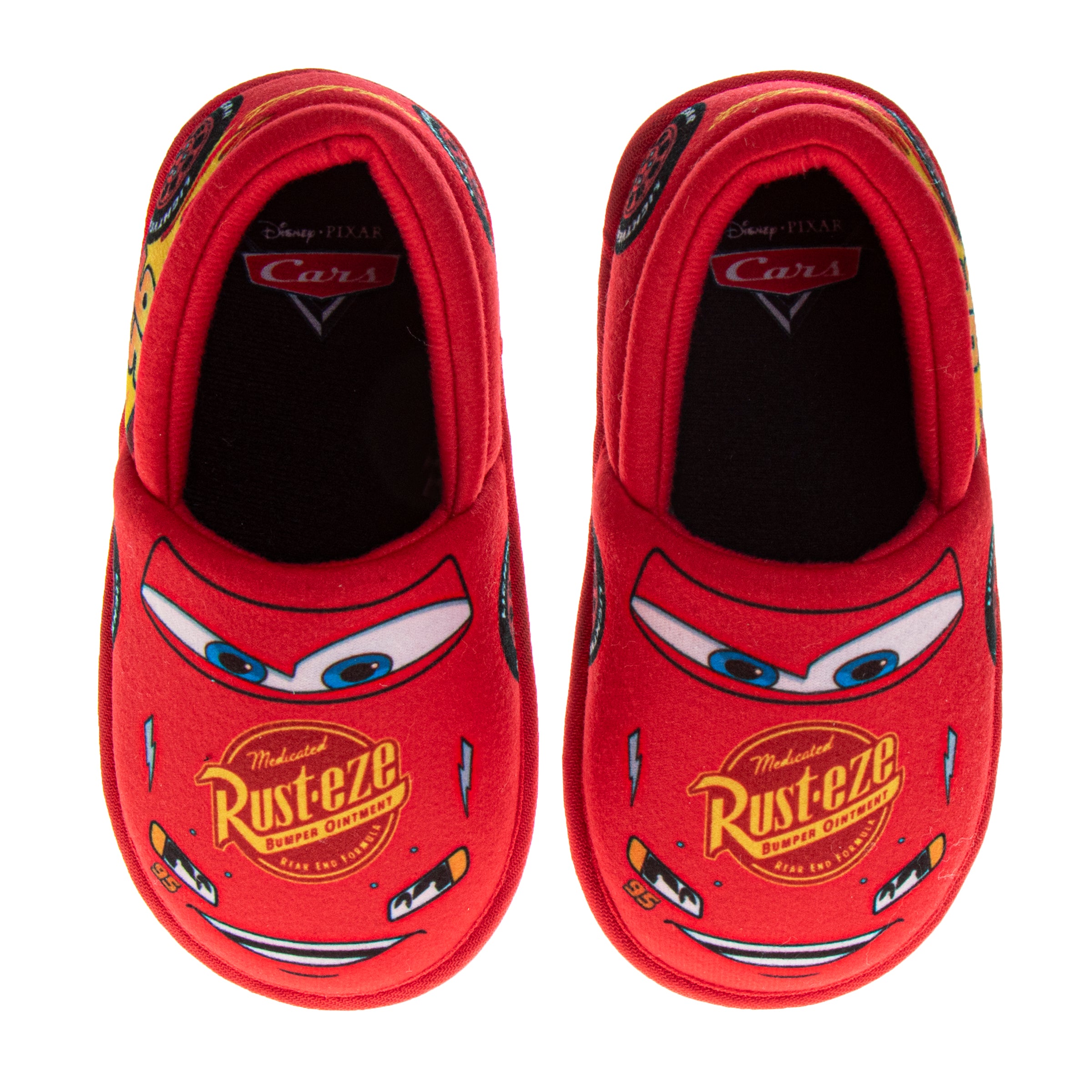 Disney Cars Boys Slippers Lightning Mcqueen Plush Warm Soft Aline Comf ...