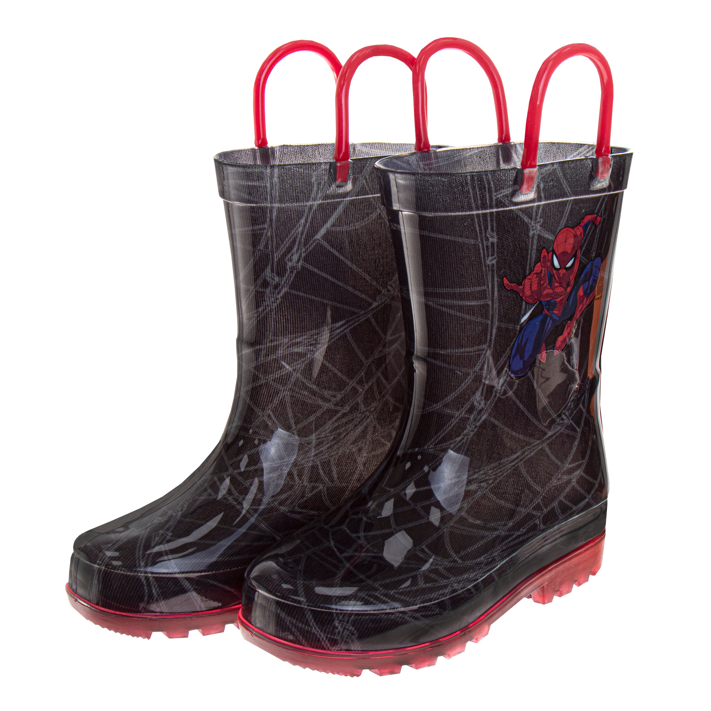 Josmo Boys Marvel Spider-Man Boots â€“ Waterproof Rubber Rainboots (To ...