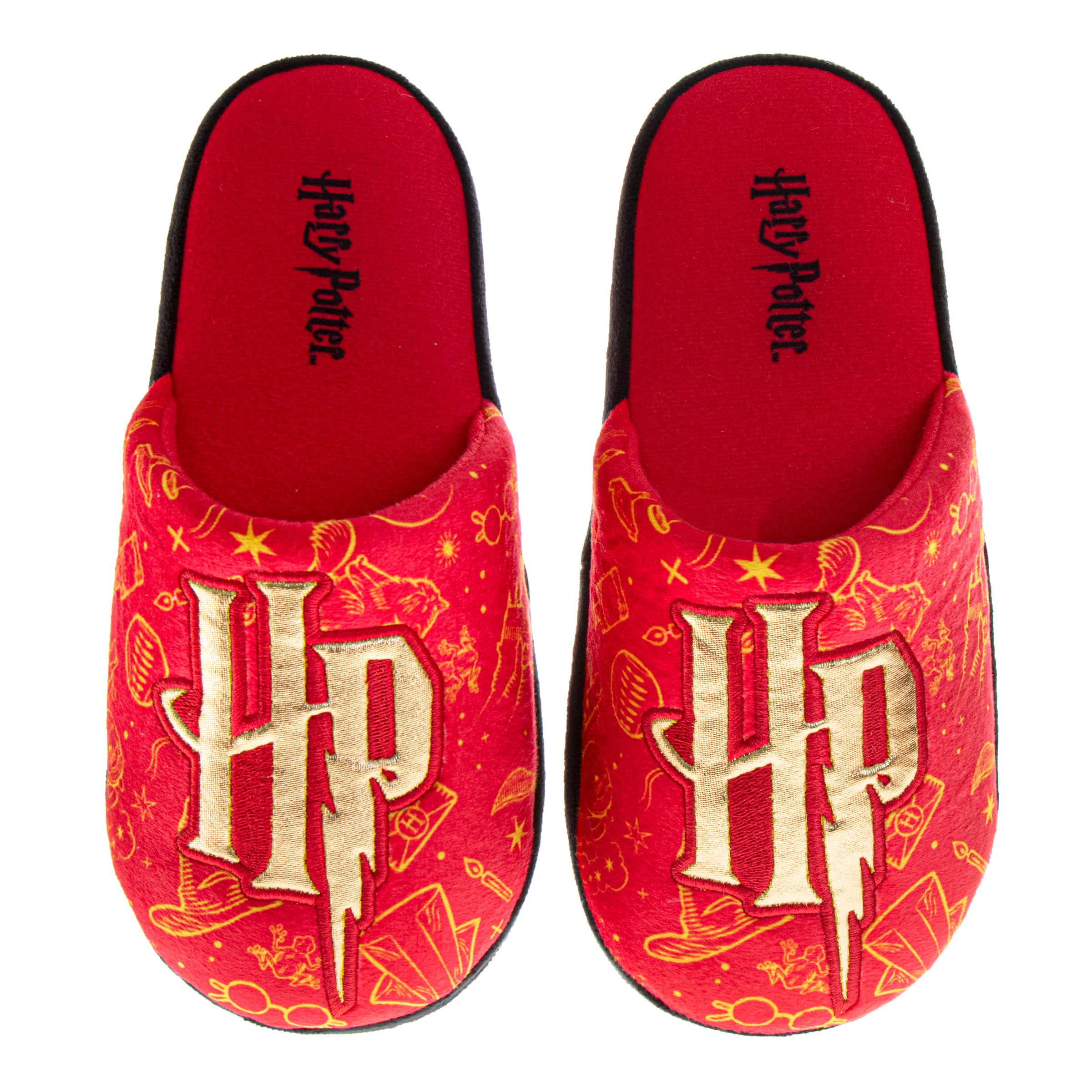 Harry Potter Slippers Magical Hogwarts Wizard Cozy Boys/Girls House Sh ...